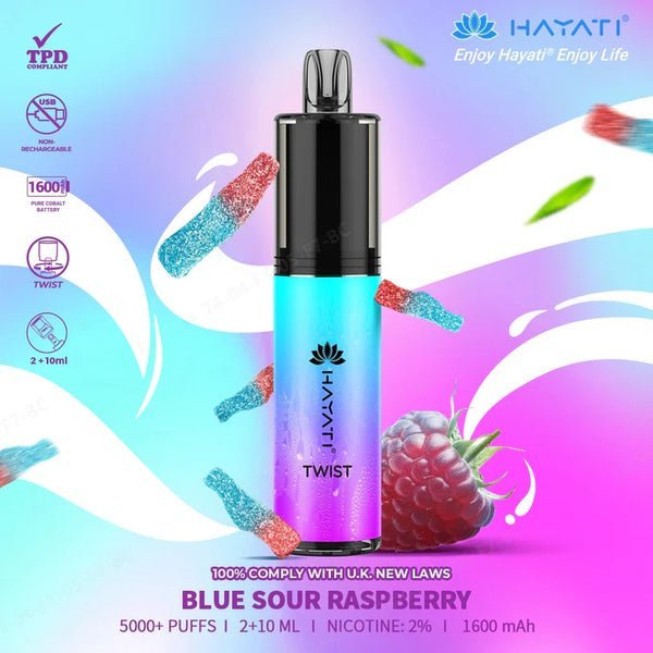 Hayati Twist 5000 Puffs | Box of 5 | #Simbavapes#